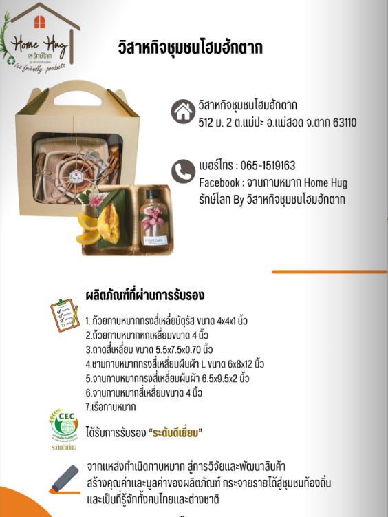 รายชื่อผลิตภัณฑ์ที่ได้รับการรับรองCEC - ผลิตภัณฑ์บรรจุภัณฑ์จากธรรมชาติ ...
